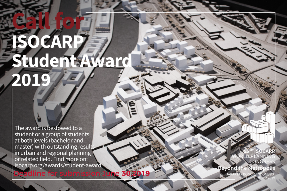 Call for ISOCARP Student Award 2019 - ISOCARP
